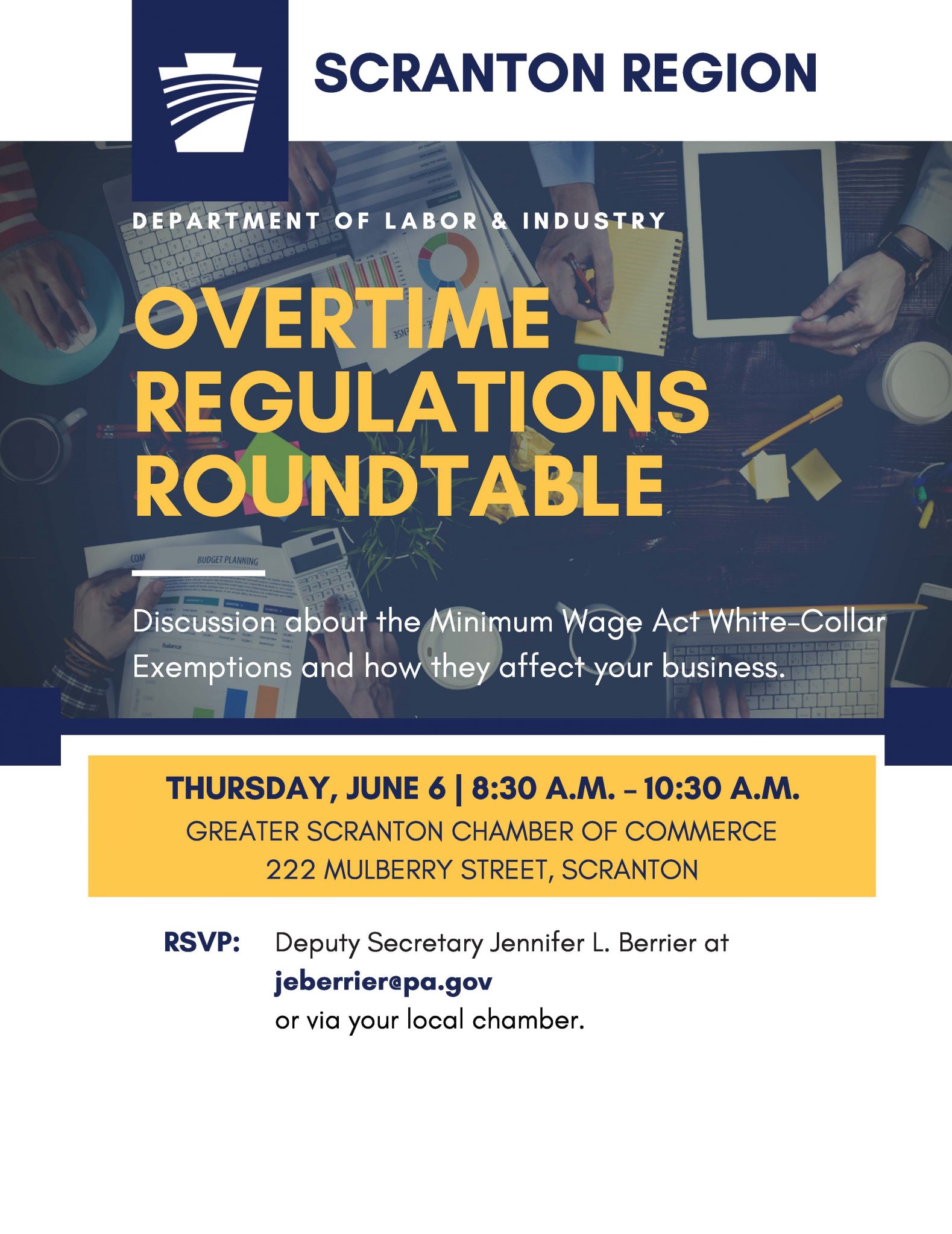 Round Table Discussion Flyer