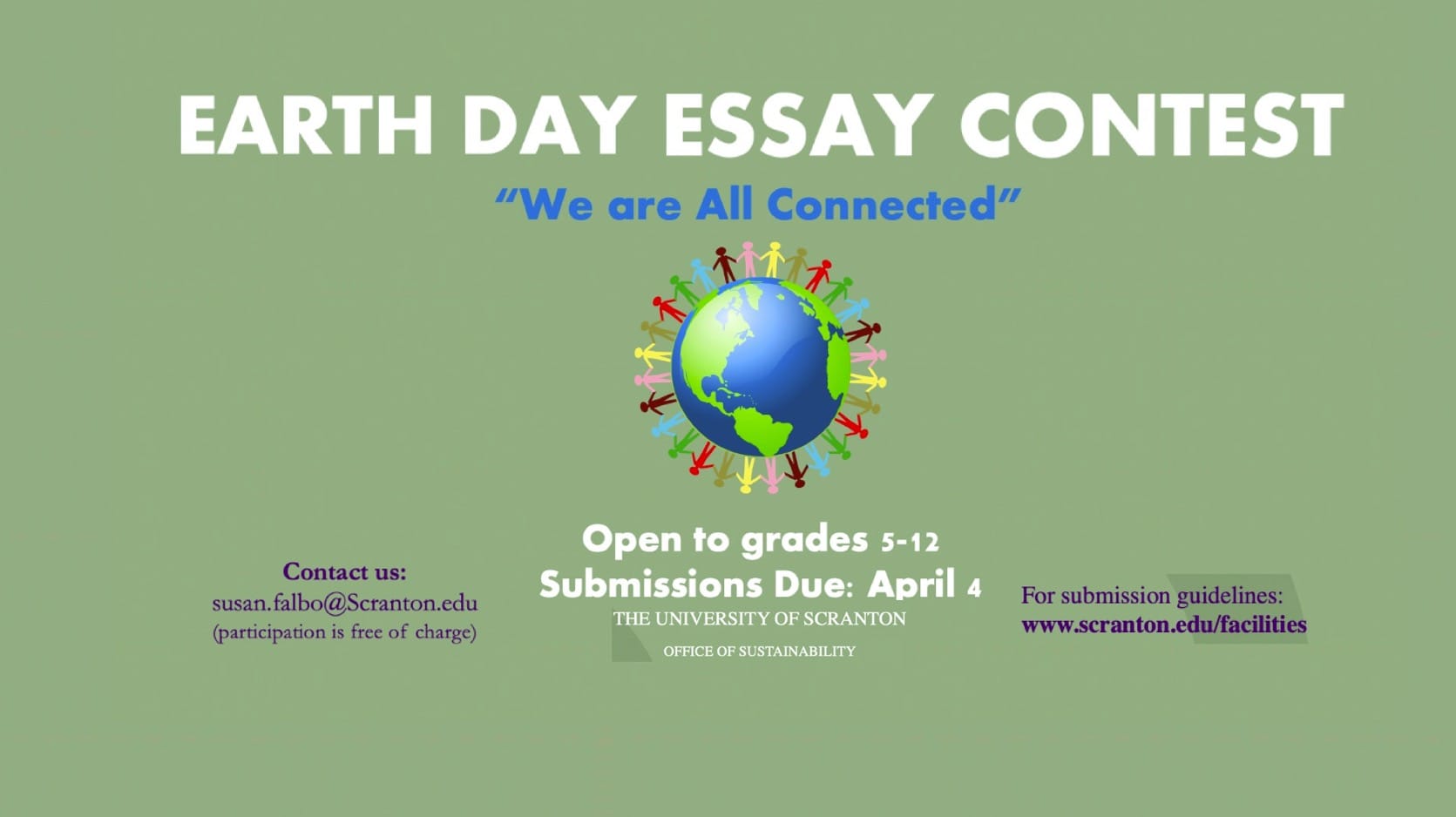 The University of Scranton’s Earth Day Essay Contest - The Greater ...