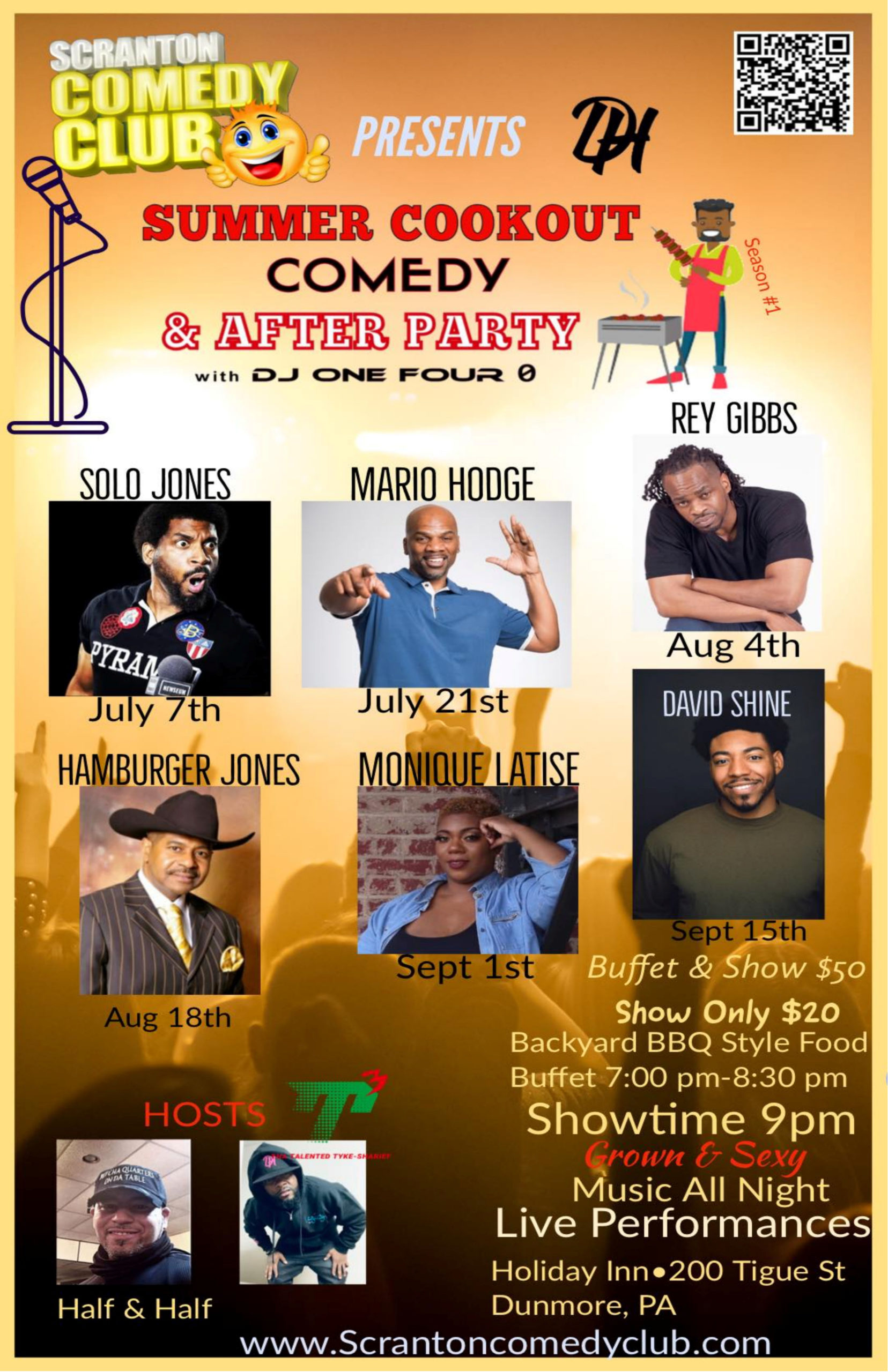 Scranton Comedy Club Summer Cookout and After Party - The Greater ...