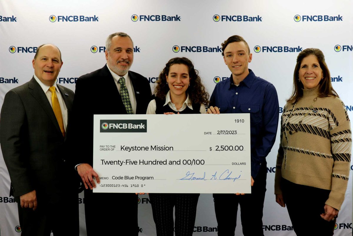 FNCB Bank Donates $2,500 to the Keystone Mission - The Greater Scranton ...