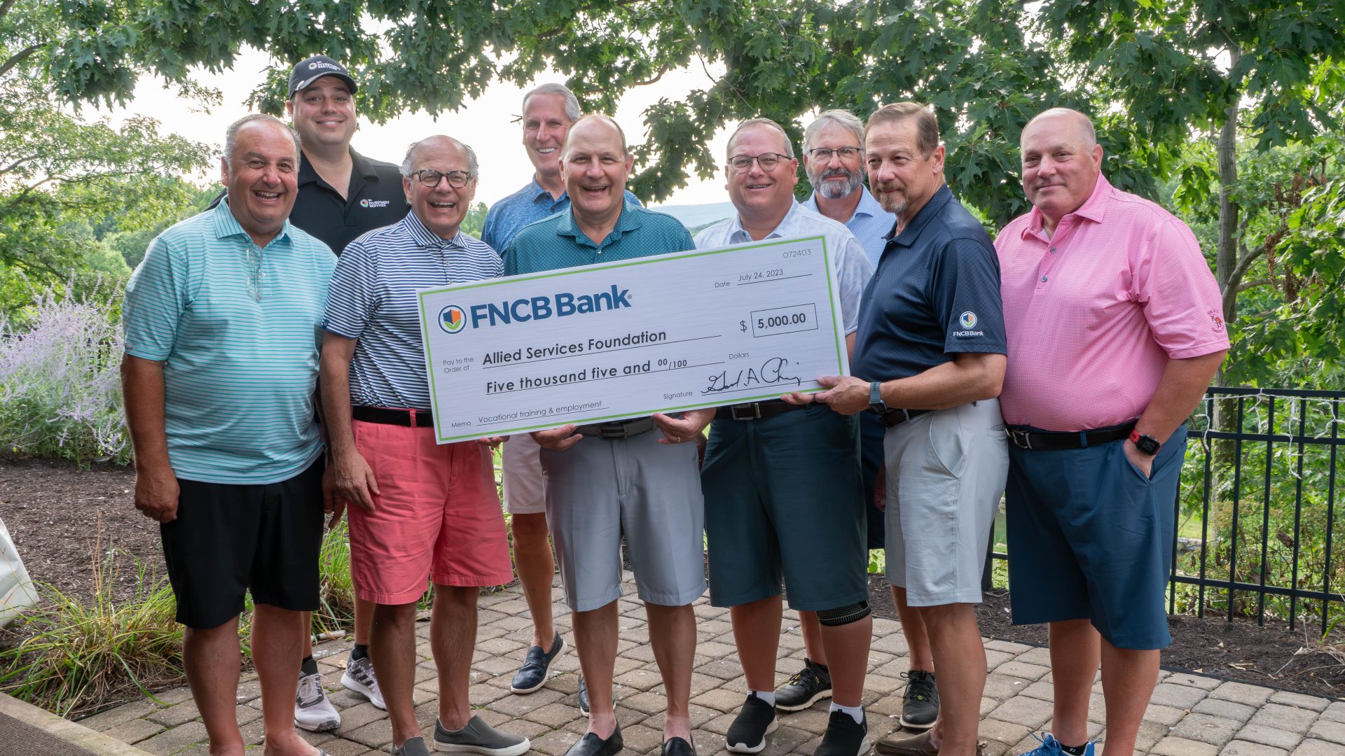 FNCB Bank Donates to Vocational Training Programs at Allied Services ...