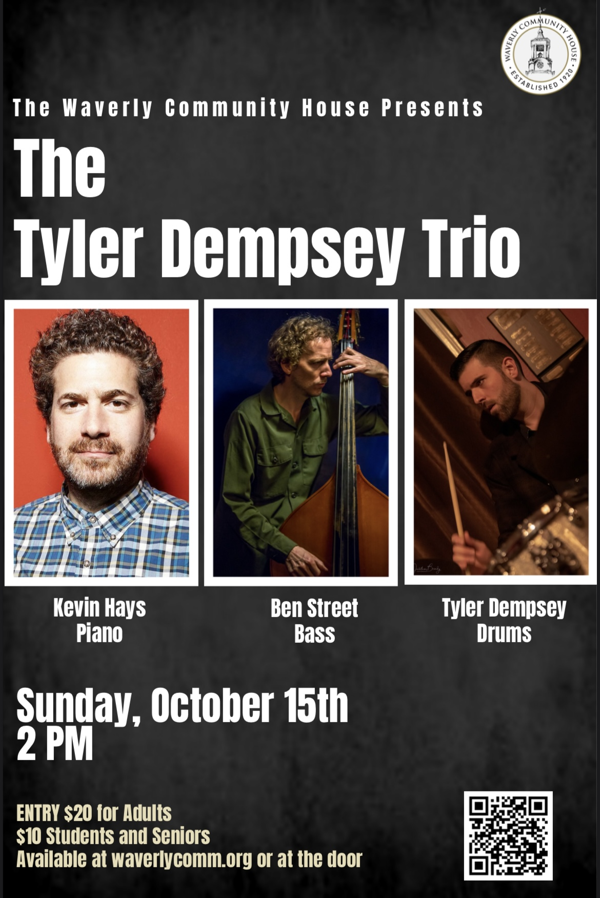 The Waverly Community House Presents The Tyler Dempsey Trio - The ...