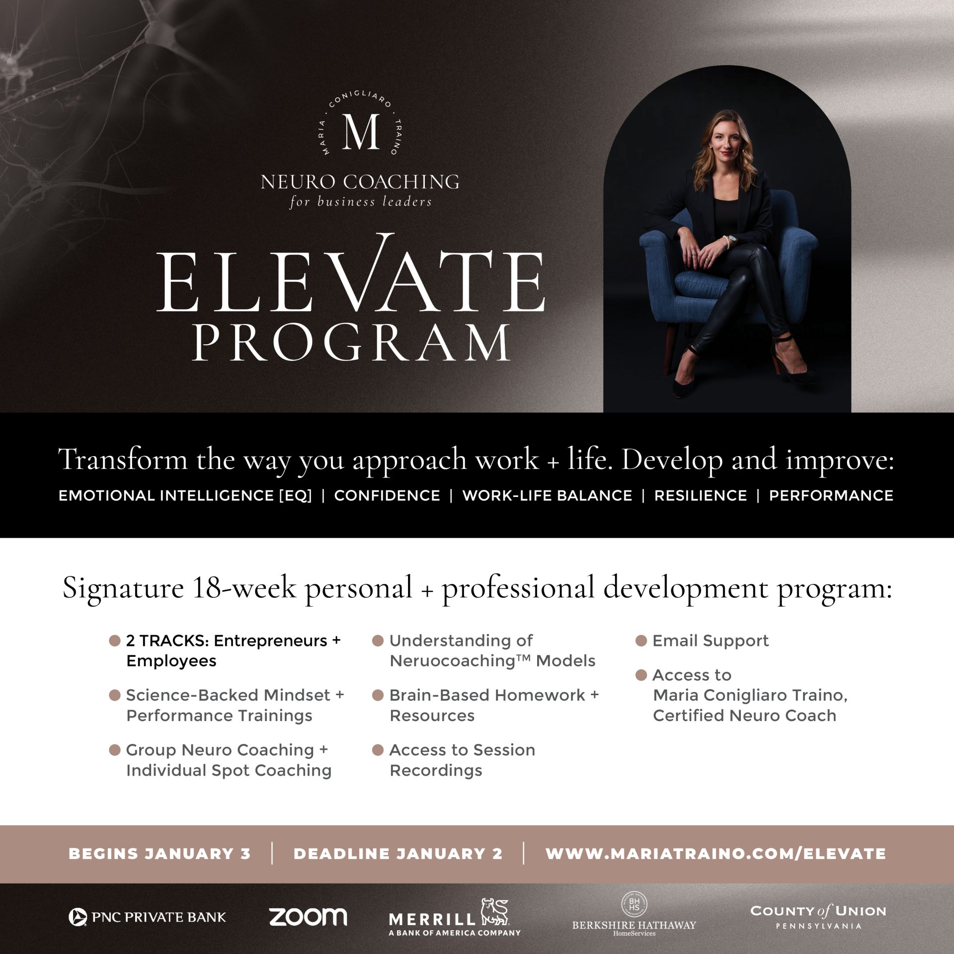 Maria Conigliaro Traino Offering ELEVATE Program - The Greater Scranton Chamber