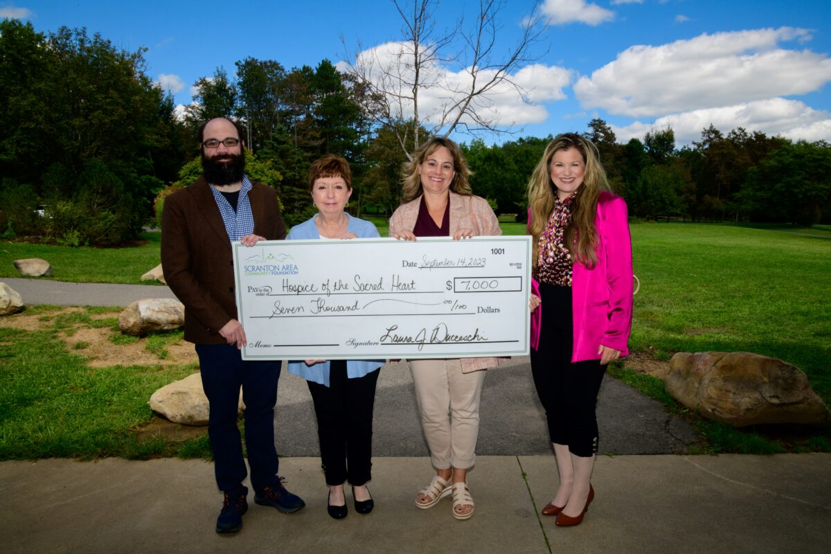 Hospice of the Sacred Heart Receives Grant from Scranton Area Community Foundation - The Greater ...
