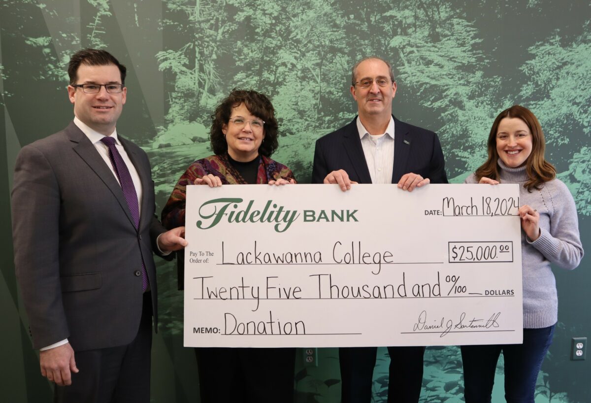 Lackawanna College Receives Donation from Fidelity Bank for Dual ...