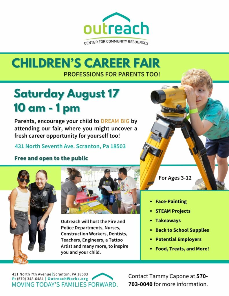 Outreach - Center for Community Resources Children’s Career Fair and Professions for Parents ...