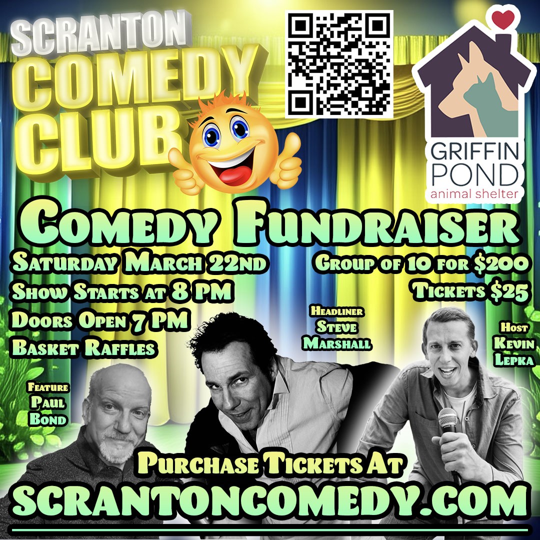 Griffin Pond Partners with Scranton Comedy Club - The Greater Scranton ...