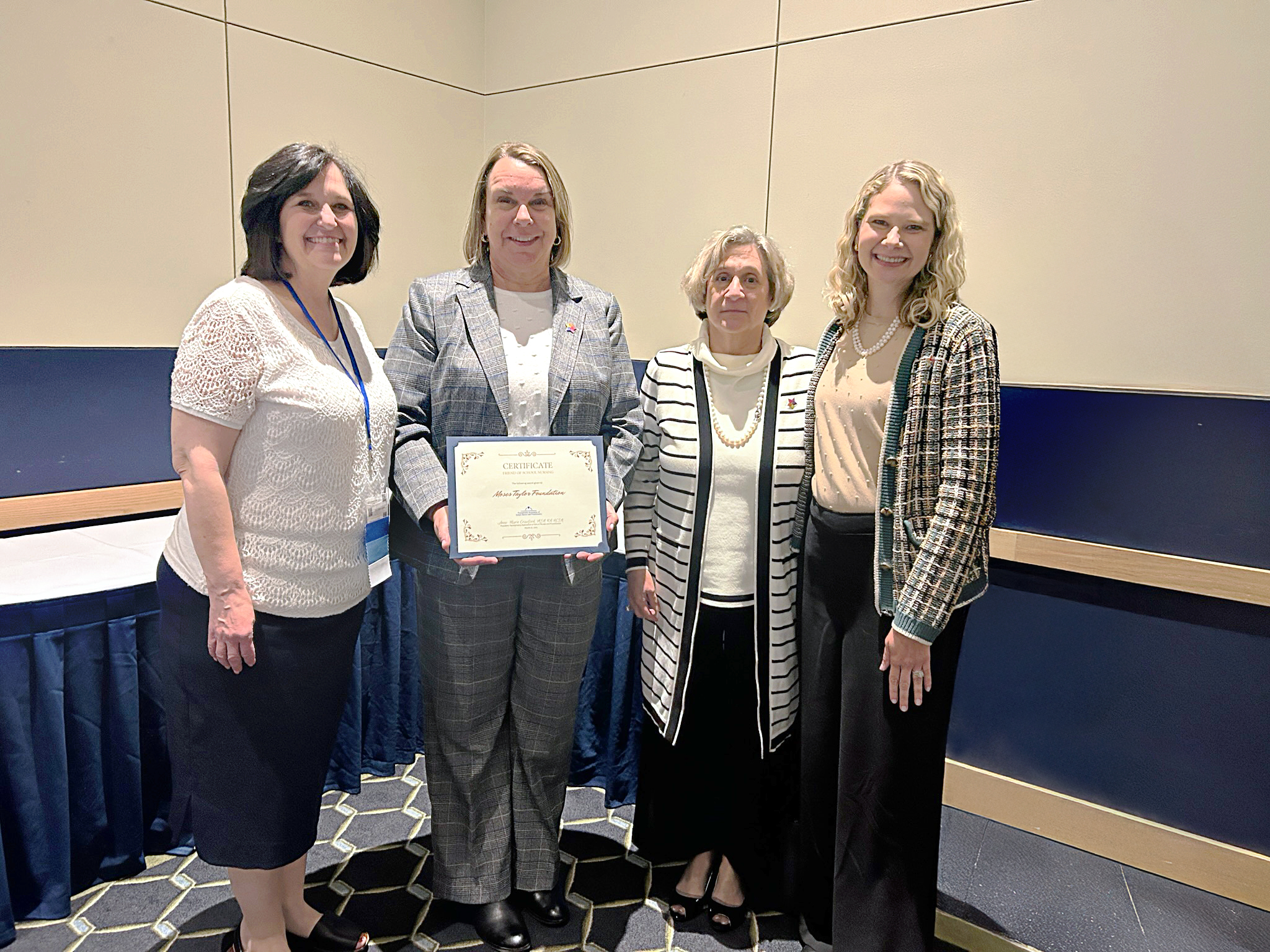 Moses Taylor Foundation Honored with Friend of School Nursing Award ...