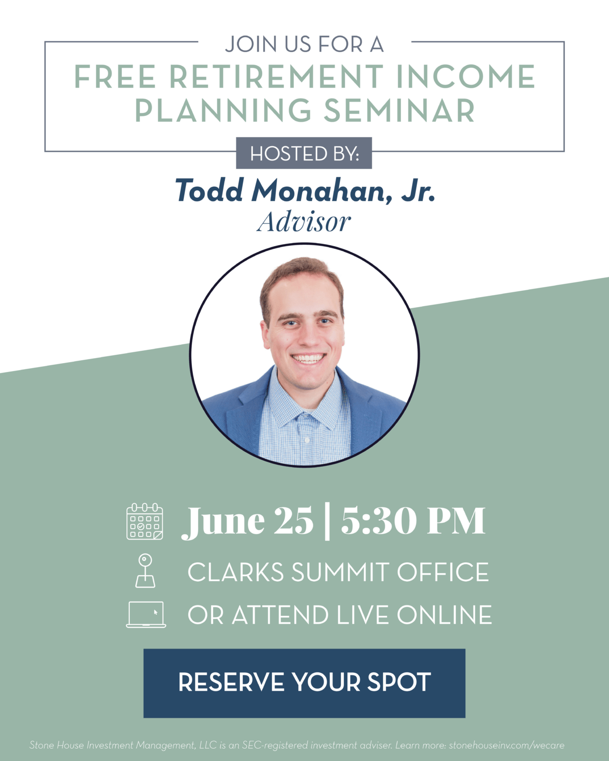 Stone House To Host Free Retirement Planning Seminar - The Greater ...